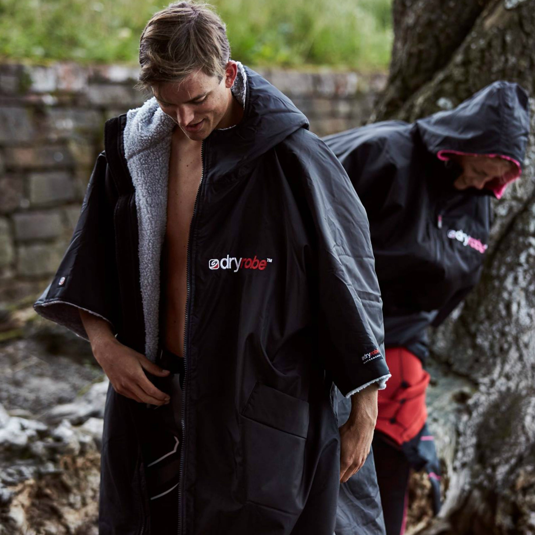 DryRobe Black Grey – Surf Ski Ride